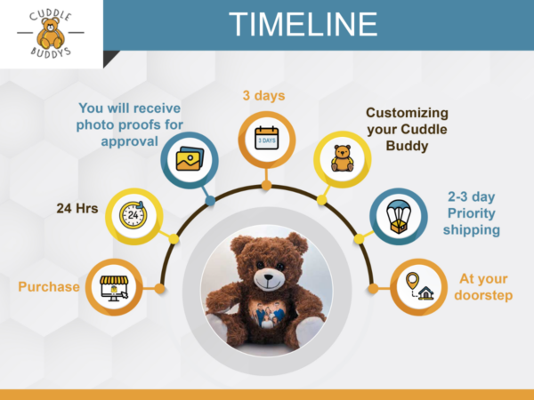Custom Teddy Bear with Voice Recording | Bear with Recorded Message ...